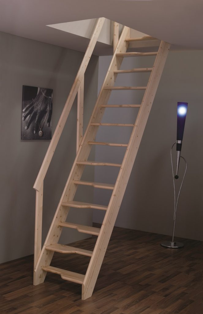 Extreem ruimtebesparende steektrap softline - BOUWPAKKET TRAPPEN